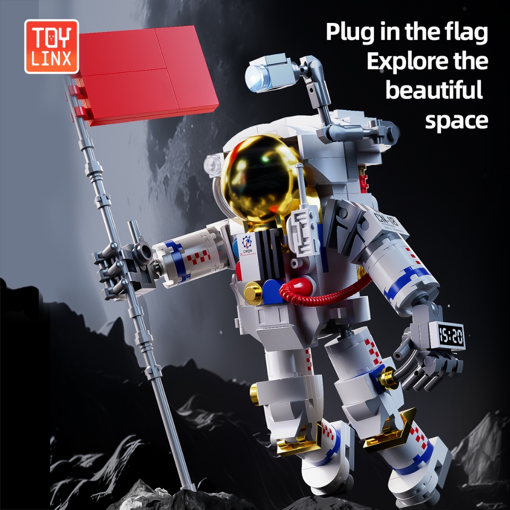 Jual TOY LINX Block Brick Rocket Kotak Pesawat Ulang-alik Peluncuran ...