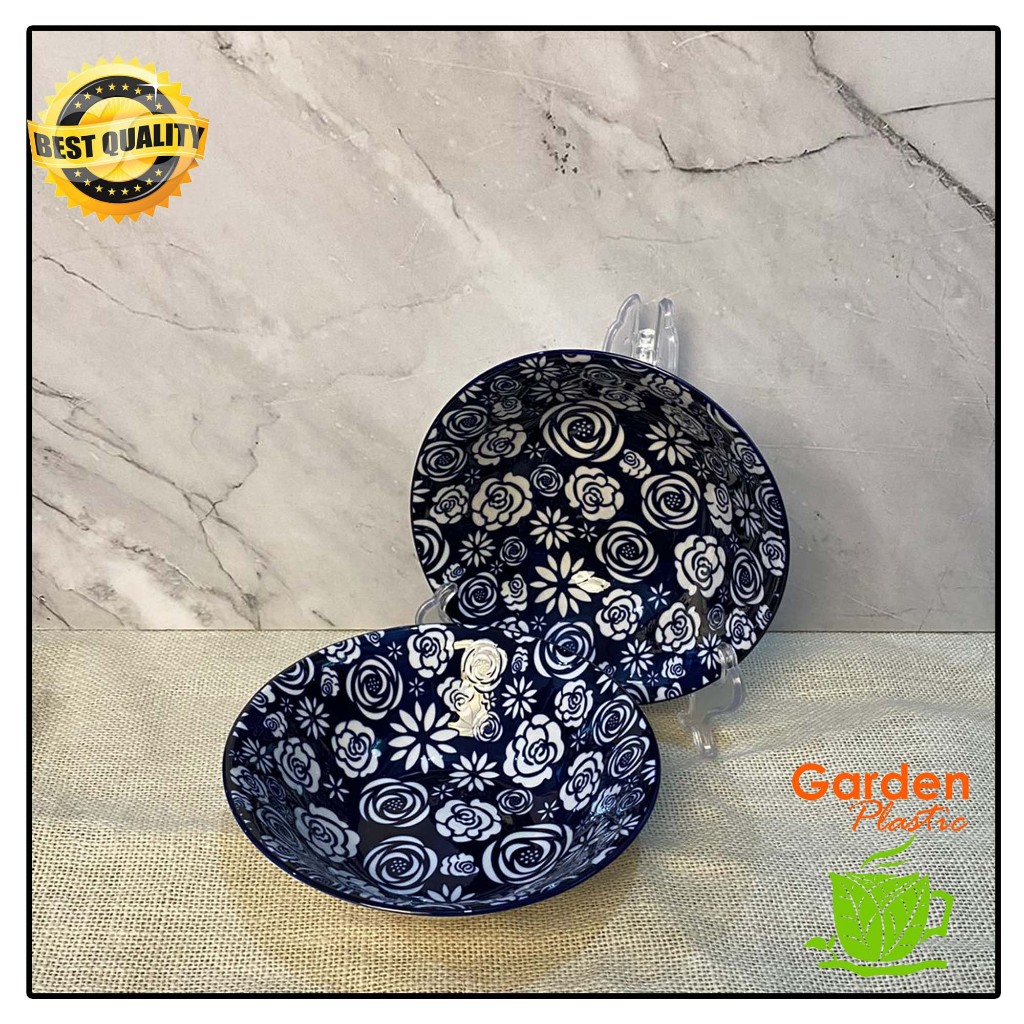 Jual MANGKOK / BOWL KERAMIK 7IN NAKAMI / MANGKOK MURAH / MANGKOK MOTIF ...