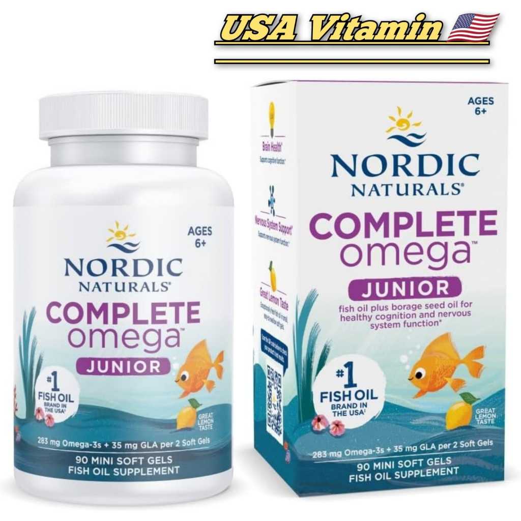 Jual Nordic Naturals Complete Omega Junior 283 mg / 680 mg Omega 3 Age ...