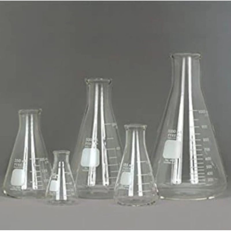Jual Erlenmeyer Pyrex 50, 100, 250, 500, 1000 ml | Shopee Indonesia