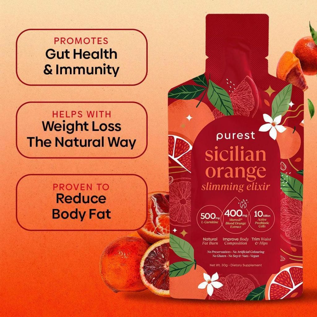 Jual *NEW!!* The Purest Co Sicilian Orange Slimming Elixir 30 Sachets ...