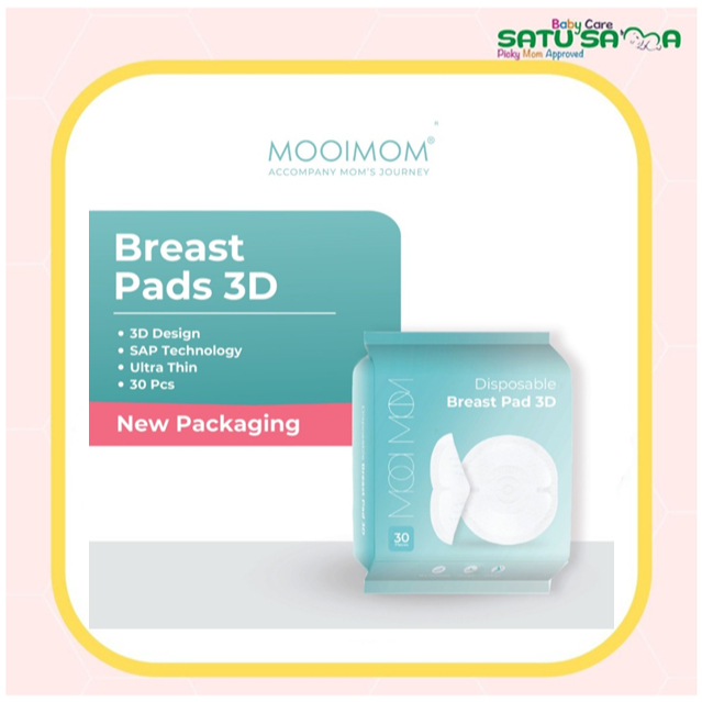 Jual MOOIMOM DISPOSABLE BREAST PADS 3D 30'S | Shopee Indonesia