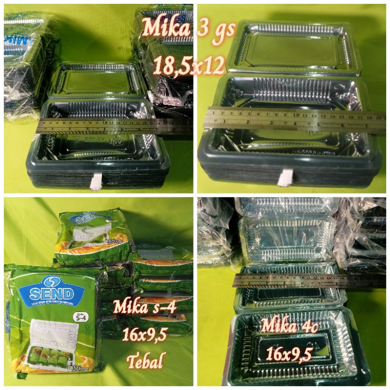Jual mika tempat makanan 4c,4send,3gs | Shopee Indonesia
