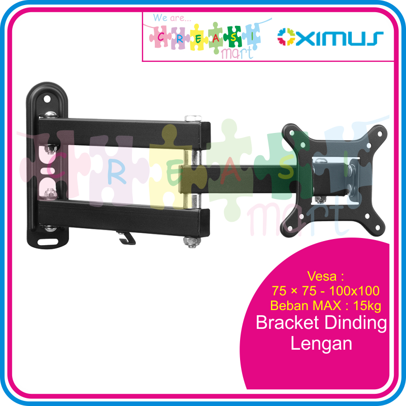Jual Oximus 1163 Bracket Dinding Lengan (Arm Bracket) Monitor/TV/LCD ...