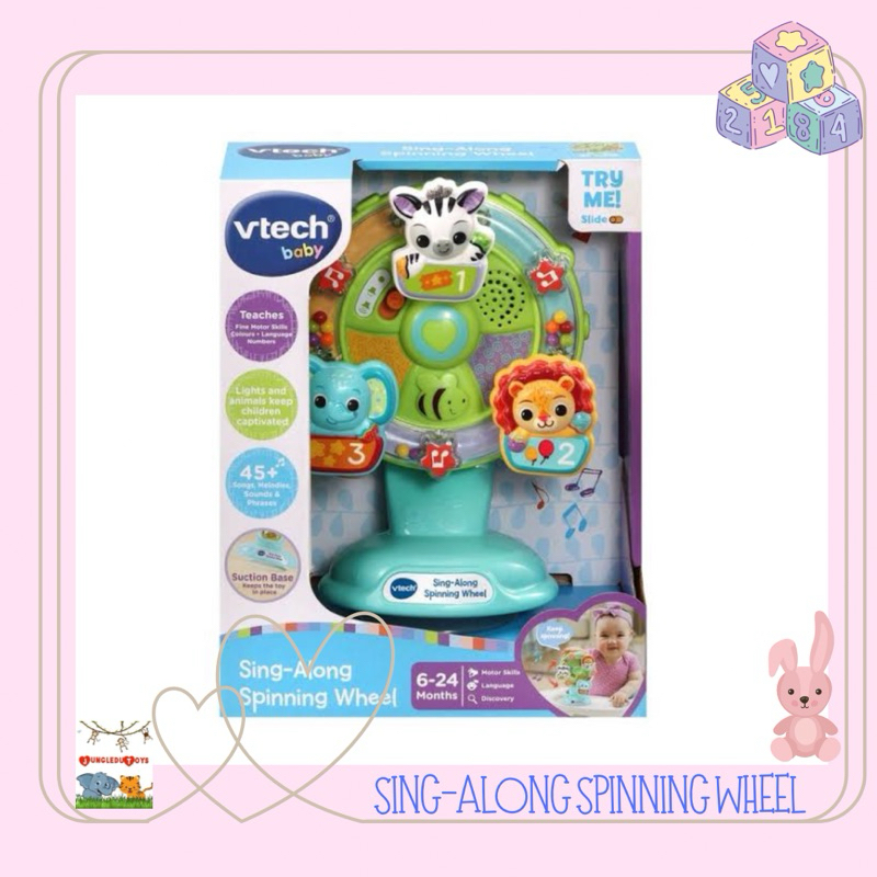 Jual Vtech Baby Sing Along Spinning Wheel Original Mainan Kursi Makan ...