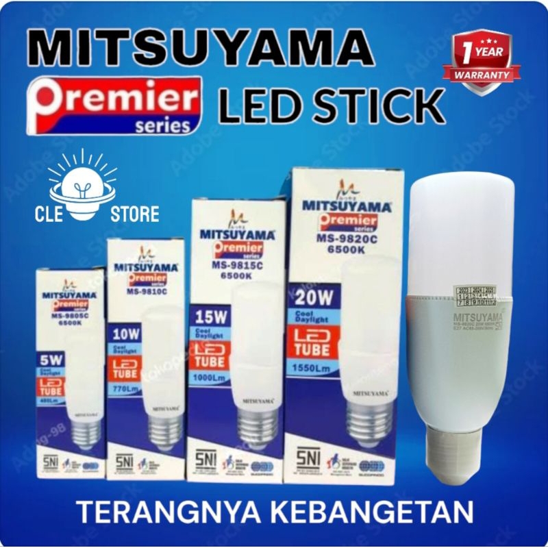 Jual LAMPU LED STIK Mitsuyama APOLLO Premier Series MS-98XXCW / Lampu Tube 5-20 Watt | Shopee ...