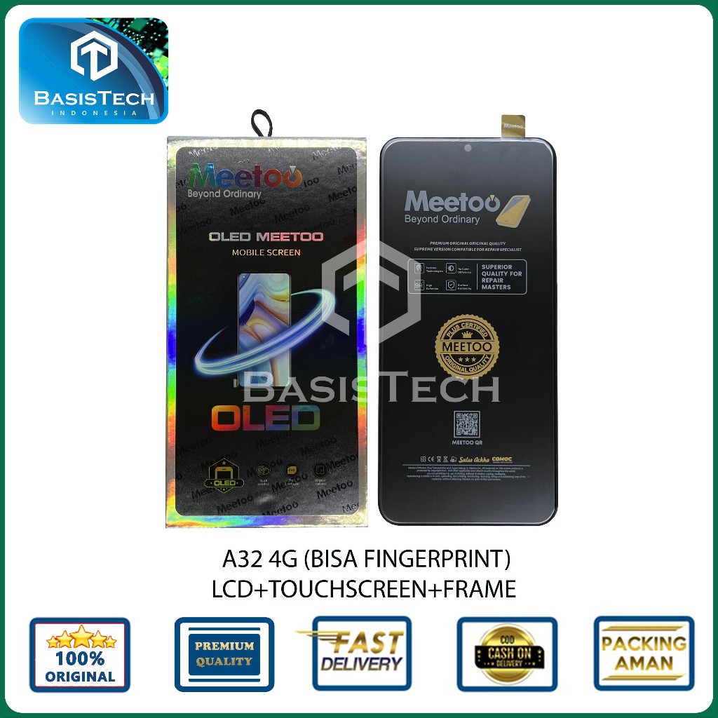 Jual LCD SAMSUNG A32 4G A325 A325F +FRAME BISA FINGERPRINT - MEETOO OLED | Shopee Indonesia