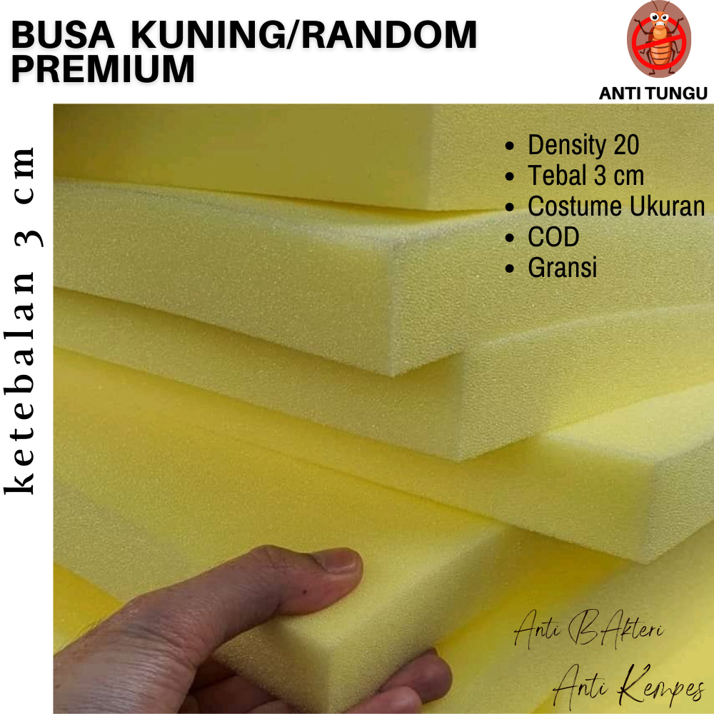 Jual Busa kasur Tebal 3 Cm Ukuran 200x160 cm Royal Foam Alas Tidur ...