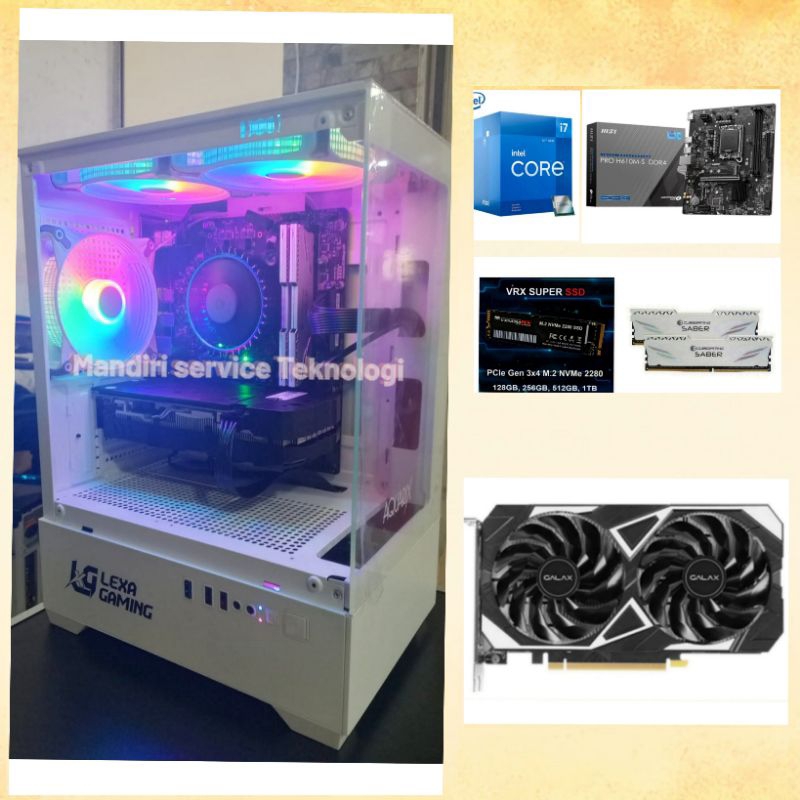 Jual Rakitan PC Gaming / Rendering / Streaming Intel Core i7 12700F Gen 12 LGA 1700 VGA RTX 3050 ...