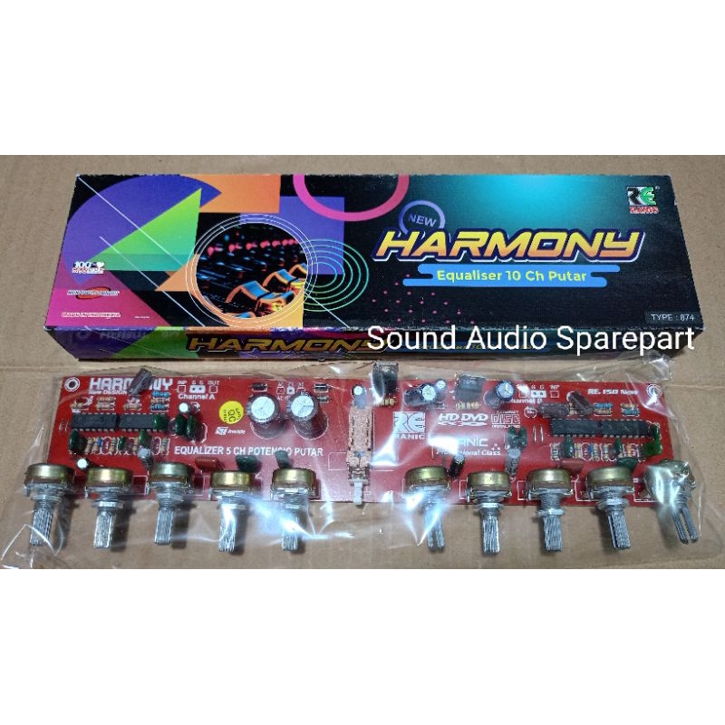 Jual Kit Equalizer 10 Channel Stereo IC 4 x TL 084 Potensio Putar New ...