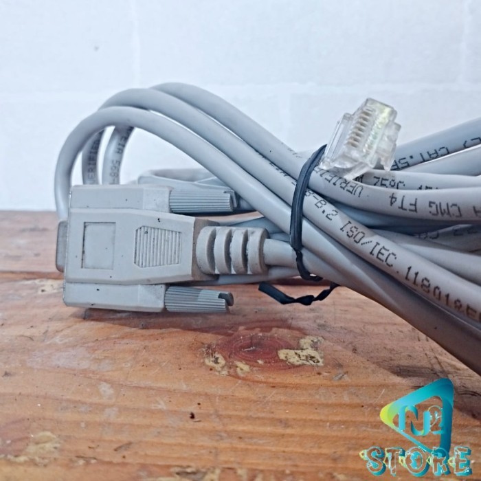 Jual Kabel Console db9 to lan rj45 | Shopee Indonesia