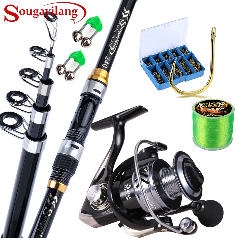 Jual Sougayilang 180-330cm Joran Full Set Pancingan 1000-6000 Reel Pancingan Set Lengkap Joran ...