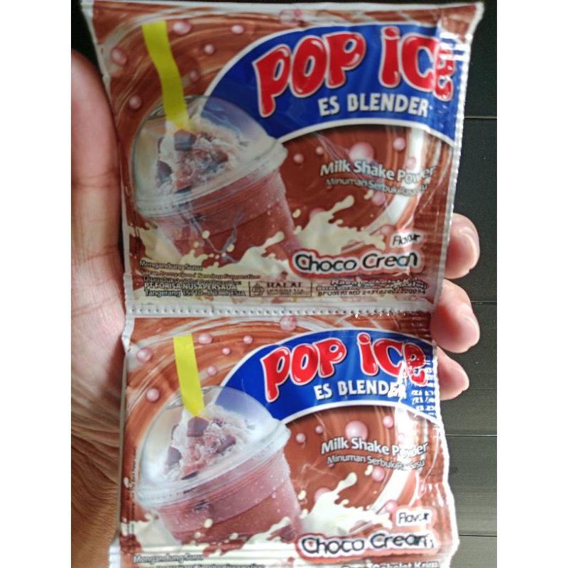 Jual Pop Ice Rasa Choco Cream 1 Renceng isi 12 Sachet | Shopee Indonesia