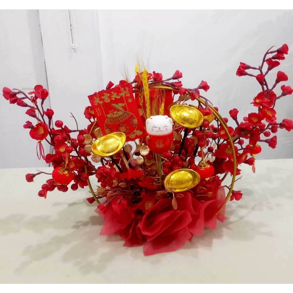 Jual Rangkaian Bunga Imlek gandum | Shopee Indonesia