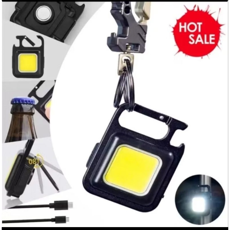 Jual lampu LED gantungan kunci multifungsi buka tutup botol LED camping ...