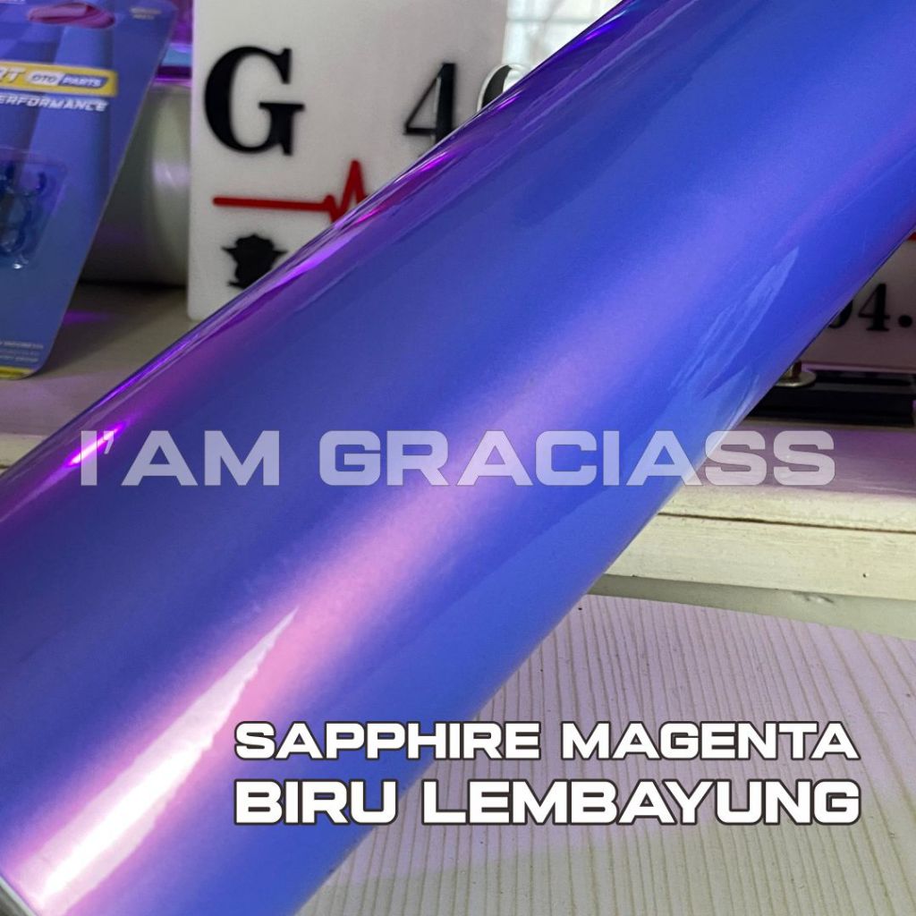 Jual Stiker Scotlet premium Sapphire Magenta, biru lembayung untuk ...
