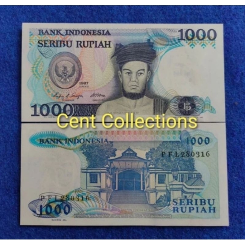 Jual uang kuno lama seribu rupiah sisinga mangaraja. 1000 ...