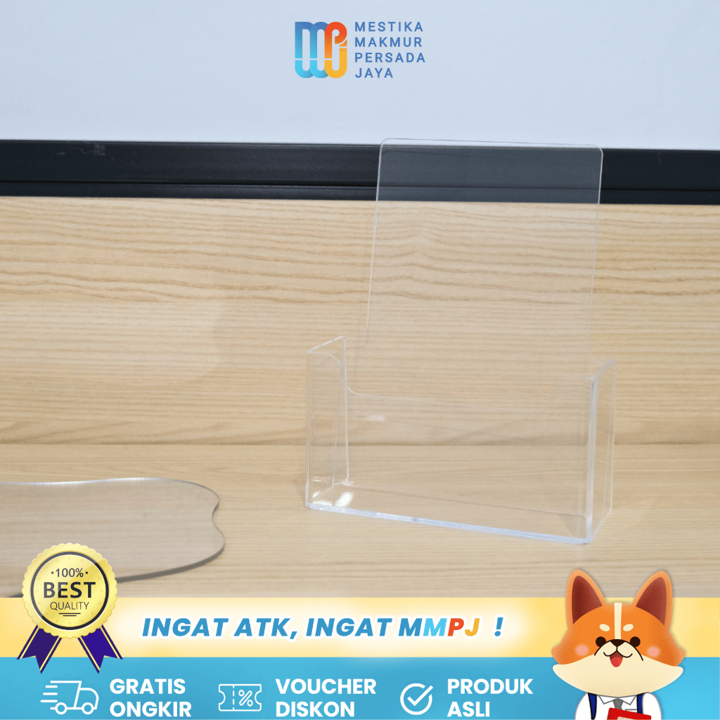 Jual Acrylic Brochure Holder A5 – Tempat Brosur Akrilik Transparan ...