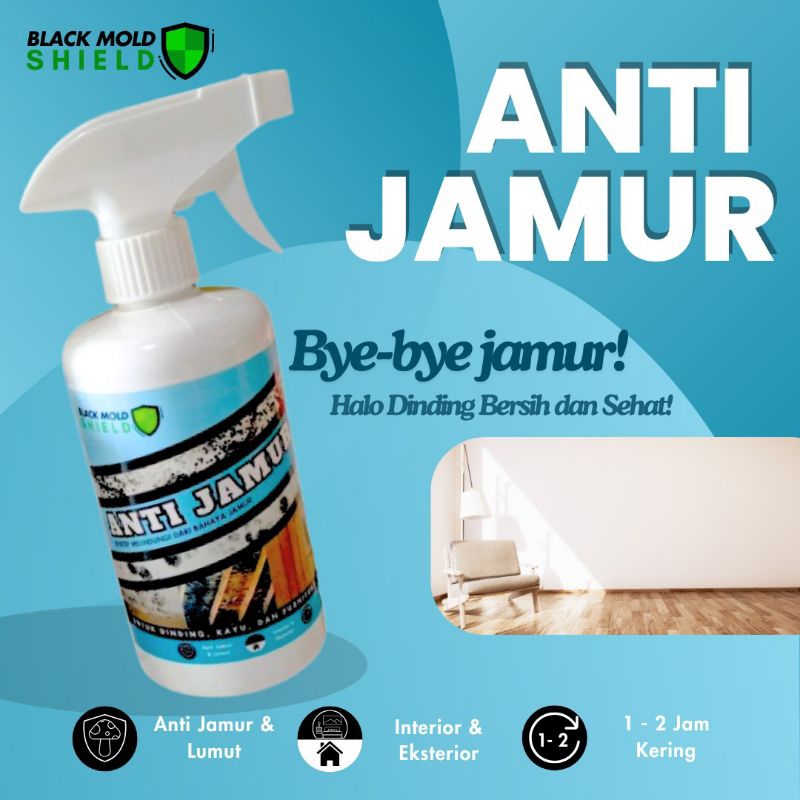 Jual black mold shield spray anti jamur black mold dan lumut | Shopee ...