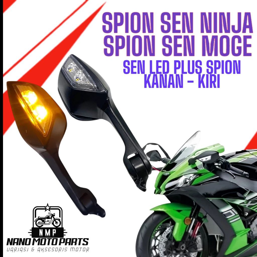 Jual SPION SEIN NINJA ZX10 ZX 10 R ZX10R KACA SPION MOGE ZX 10R R25 R15 ...