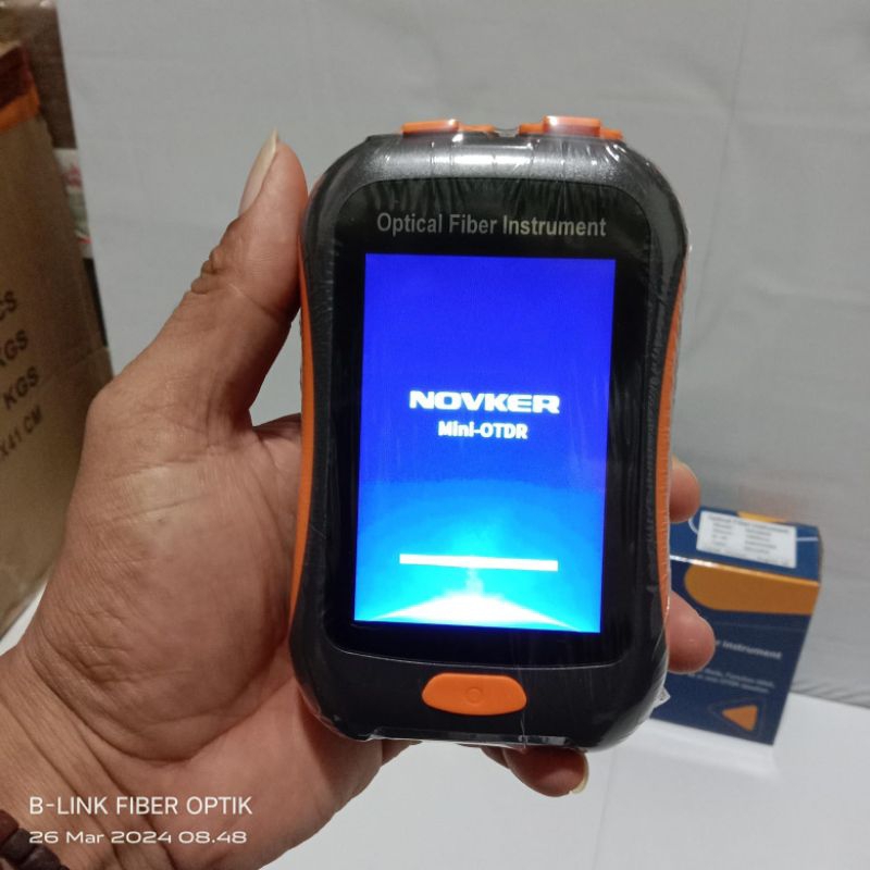 Jual otdr mini novker nk2800 / otdr 1 lamda 1550 / otdr touchscreen ...