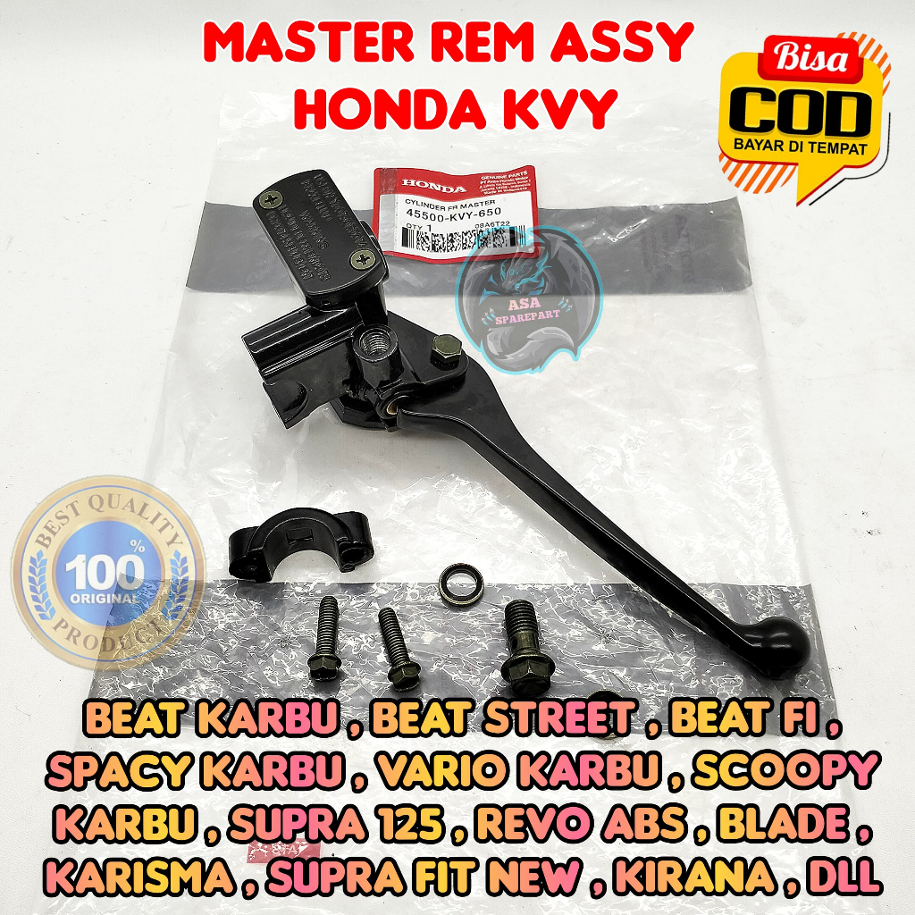 Jual Master rem assy honda KVY beat karbu ,beat fi ,beat esp ,beat ...