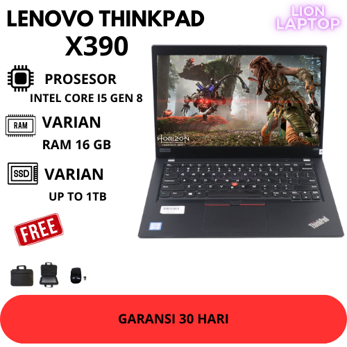 Jual Lenovo Thinkpad X390 Core I5 Gen 8 I Ram 16 Gb Ssd NVME 1 TB I ...