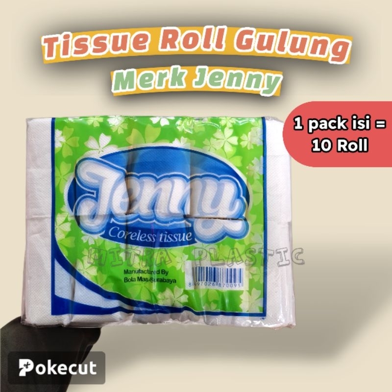 Jual Tissue Roll - Tissu Kuliner - Tisu Gulung Merk Jenny (Isi 10 Roll ...