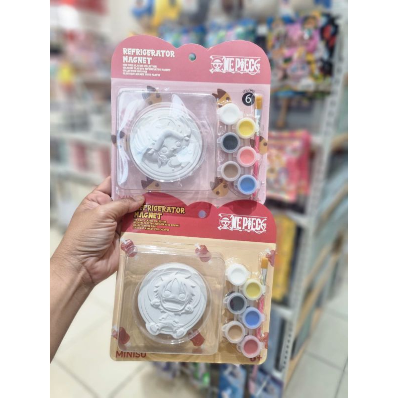 Jual Miniso One Piece Classic Collection Coloring Plaster Refrigerator ...