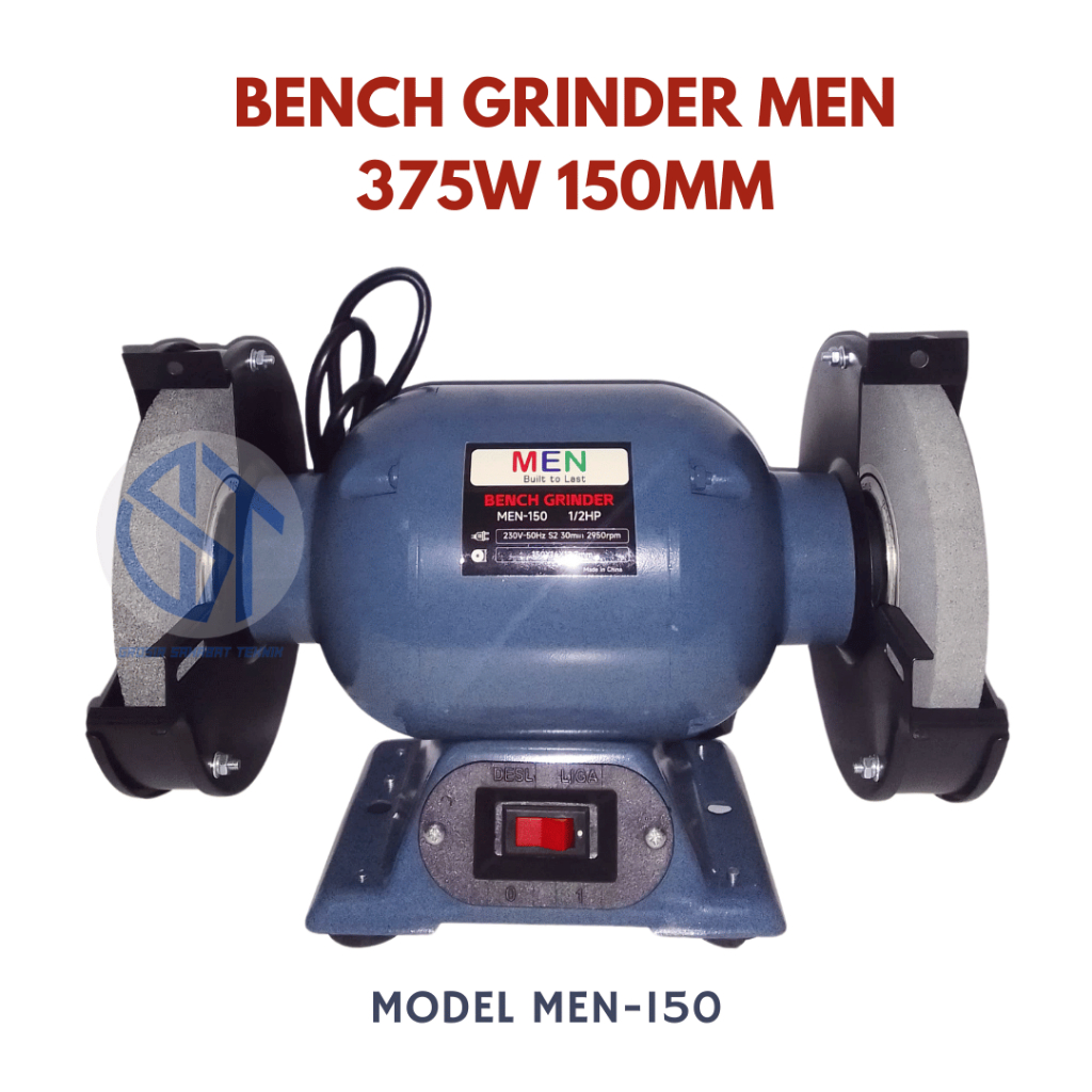 Jual Gerinda Duduk (Mesin Gerinda Duduk) Men Bench Grinder 375W 150mm ...