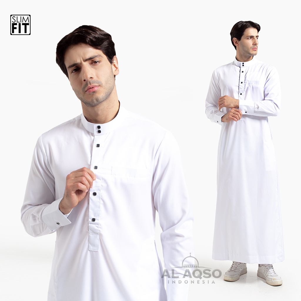 Jual Al Aqso | Jubah Digital Printing Slimfit Thobe Gamis Pria Muslim Premium Dewasa Lengan ...