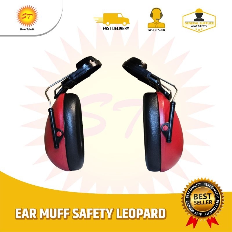 Jual Ear Muff Safety Leopard Tempel Di Helm | Shopee Indonesia