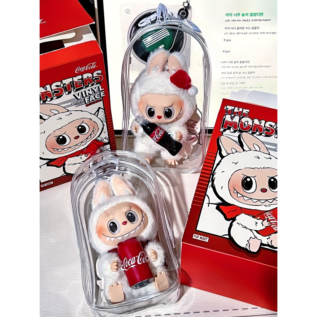 Jual Labubu Coca-Cola Tas Pouch Labubu PVC Tas Penutup Pelindung Untuk ...