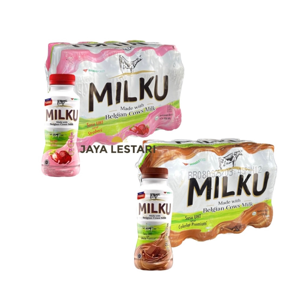 Jual Milku Susu UHT (Isi 12pcs/Karton) (12x200ml) | Shopee Indonesia