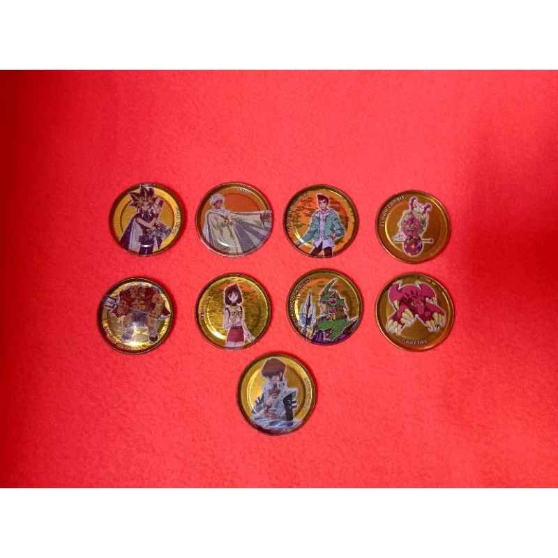 Jual Mainan Tazos Yu-Gi-Oh Metalix 2.0 Gold (9 pcs) | Shopee Indonesia