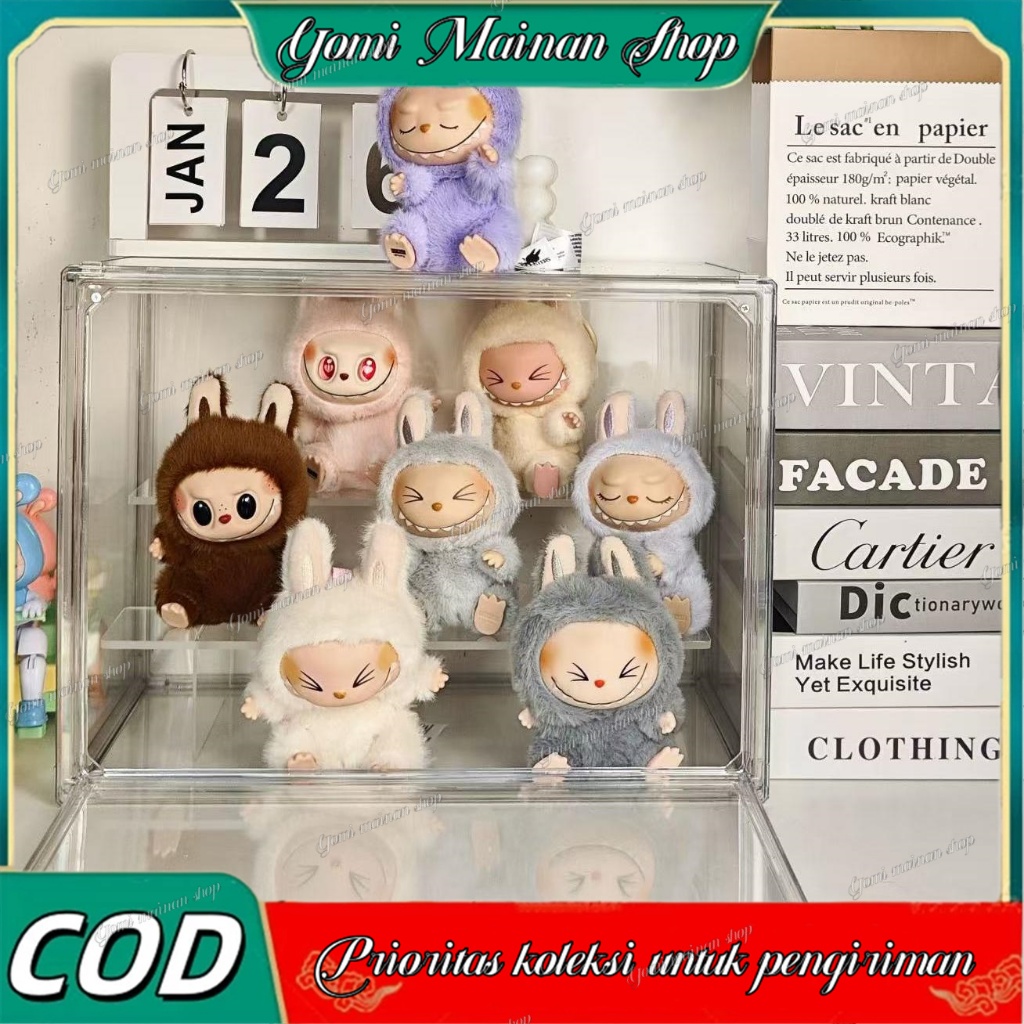 Jual Transparent Storage labubu Display Box PREMIUM Bening Acrylic ...