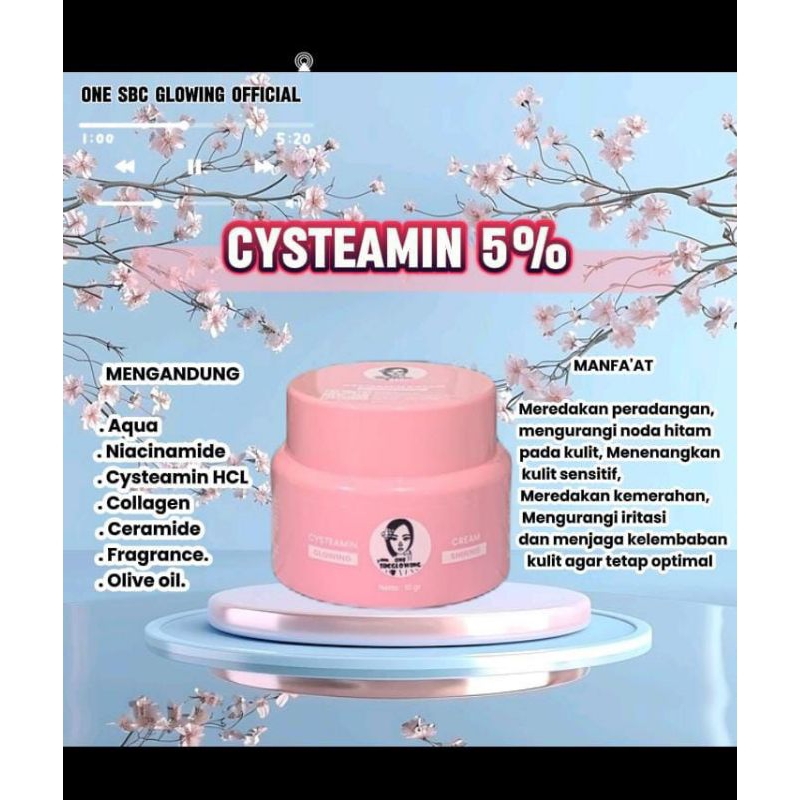 Jual CYSTEAMIN CREAM FLEX ONESBCGLOWING | Shopee Indonesia