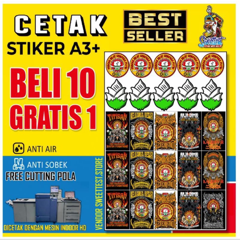 Jual TERSEDIA ANEKA PRODUK STIKER DARI BERBAGAI VARIAN DAN MODEL ...