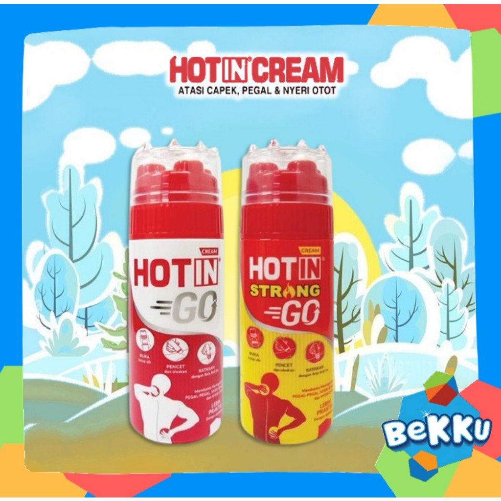 Jual Hotin GO Cream 100 gr - Original - Strong - Hot In Krim Pegal Nyeri Otot - Krim Pereda ...