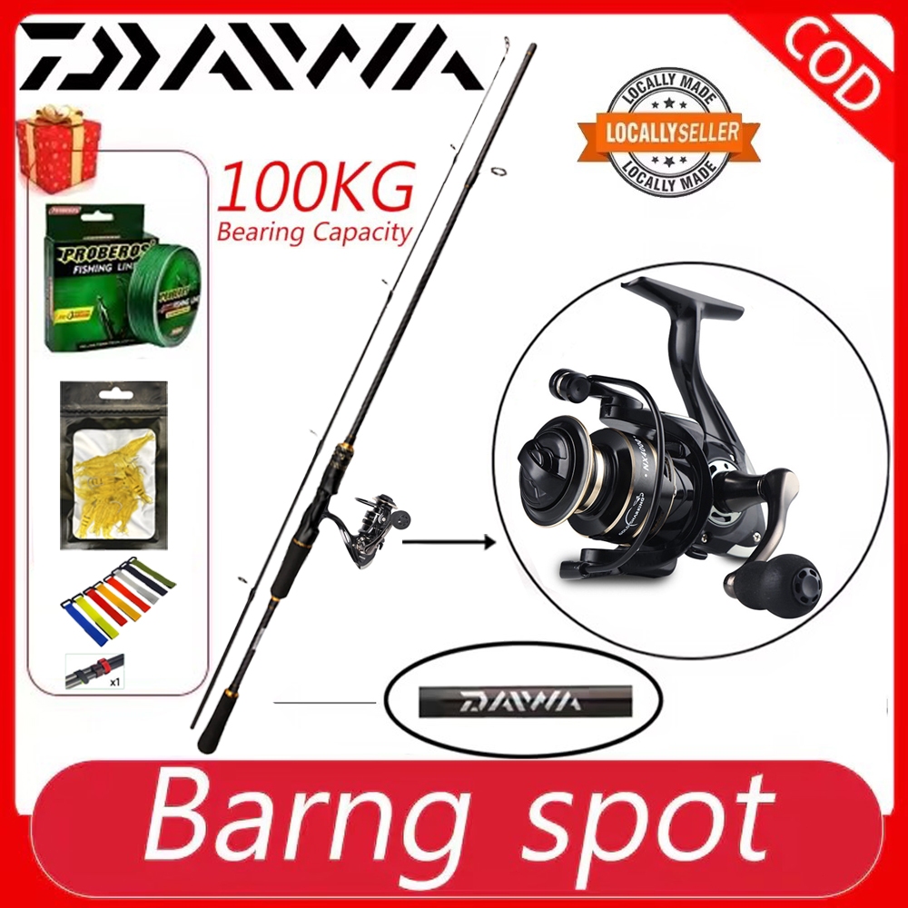 Jual 【⚡Beli 1 Dapat 5⚡ 】DAIWA Set Lengkap Joran Pancing Combo Set Reel Pancing Joran Spinning ...