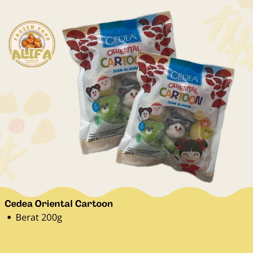 Jual Cedea Oriental Cartoon Ikan Olahan Berat 200g | Shopee Indonesia