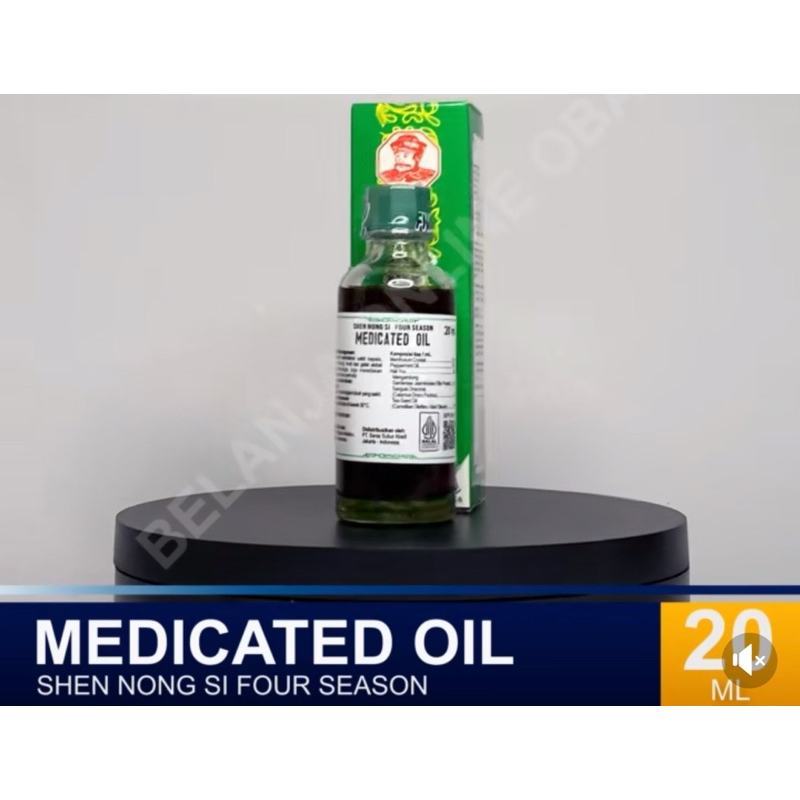 Jual Shen Nong Si Four Season Medicated Oil 20 ML | Shopee Indonesia