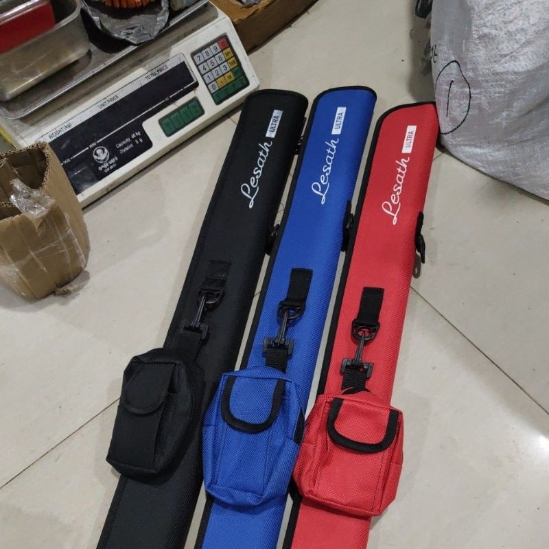 Jual tas joran pancing model pedang ada tas kecil tulisan lesath ultra ...