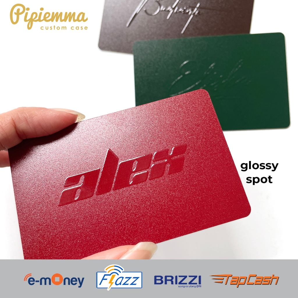 Jual Emoney Timbul Glossy Custom Nama Flazz Brizzi Exlusive Kartu Toll ...