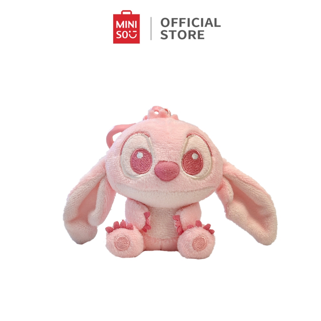 Jual Miniso x Disney Stitch Collection Pink 3in. Plush Pendant Ornamen ...