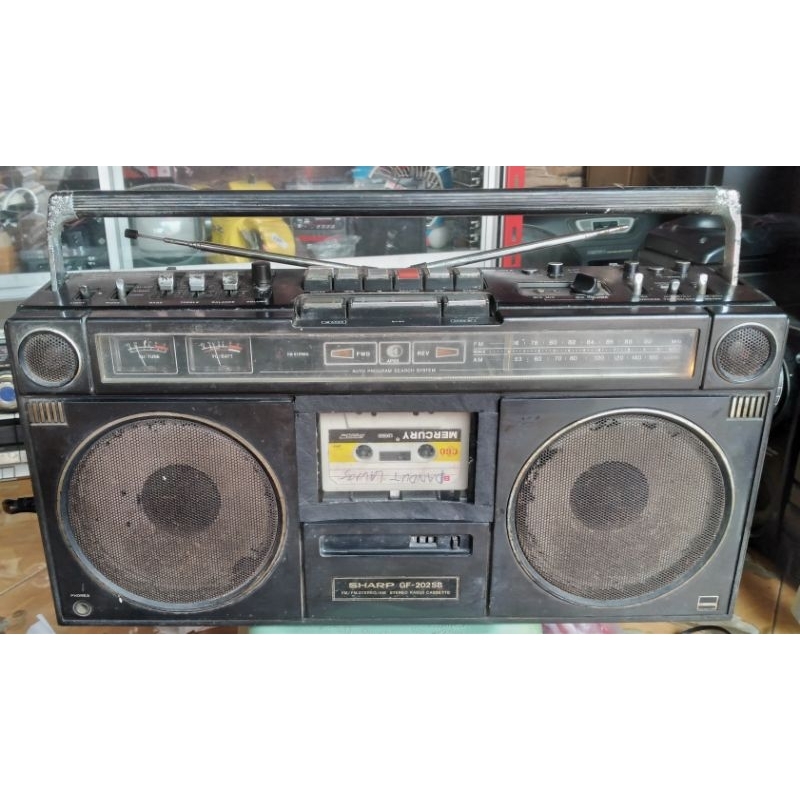 Jual Radio Tape SHARP jadul modif FM TUNER normal gelombang peka ...