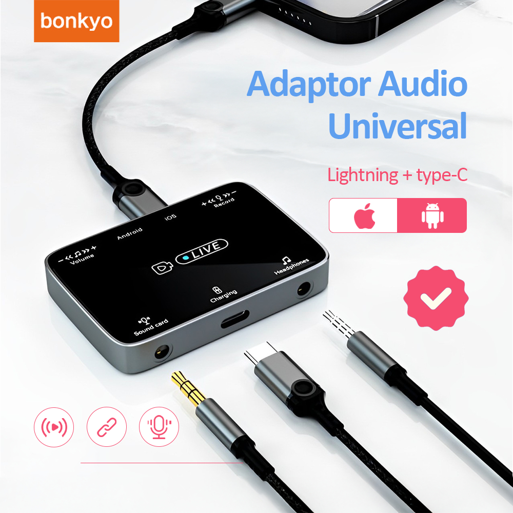 Jual Bonkyo Live Streaming Dock Audio Live Stream Converter 2 in 1 ...