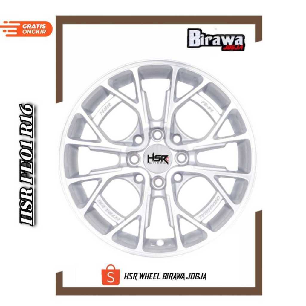 Jual Velg Racing Original HSR Fe01 Ring 16 Baut 4 Velg Mobil R16 ...