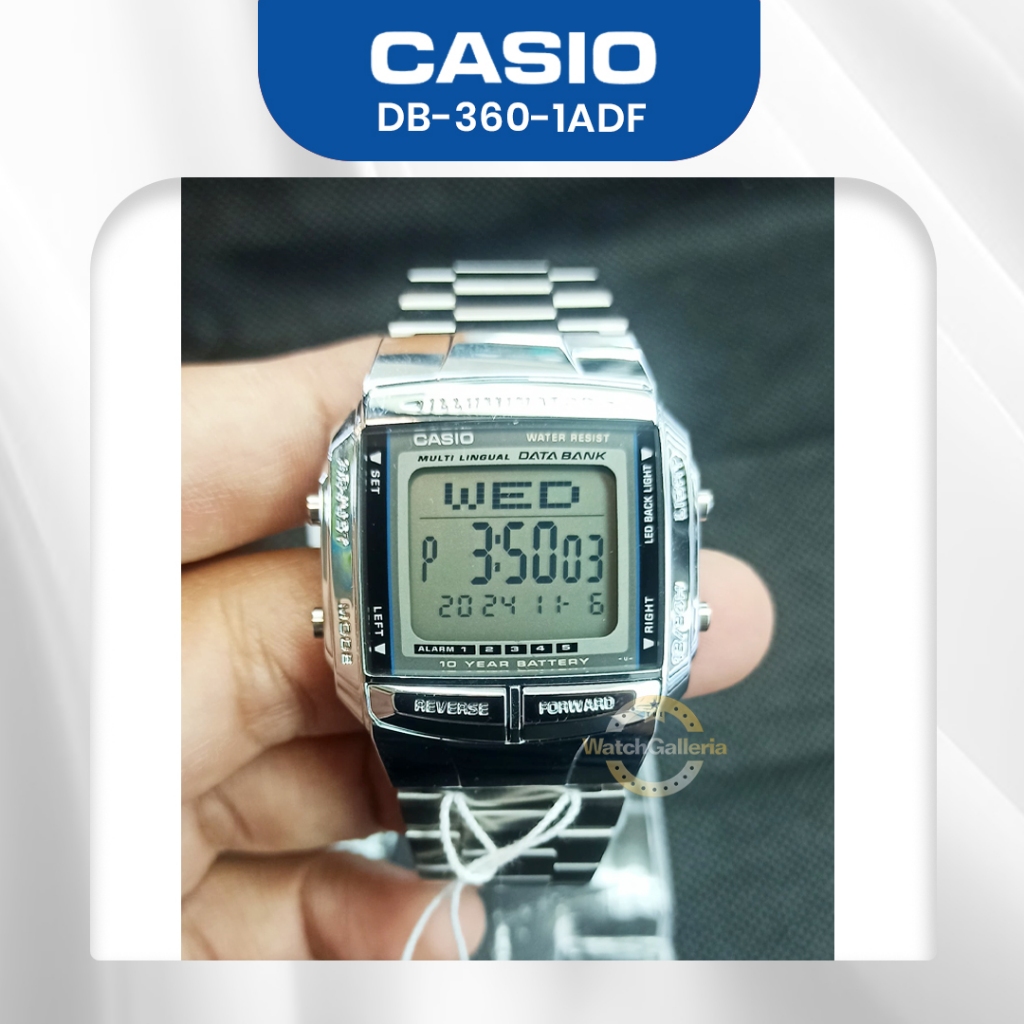 Jual Casio General Digital Man DB-360-1ADF / DB360 / DB3601 | Shopee ...