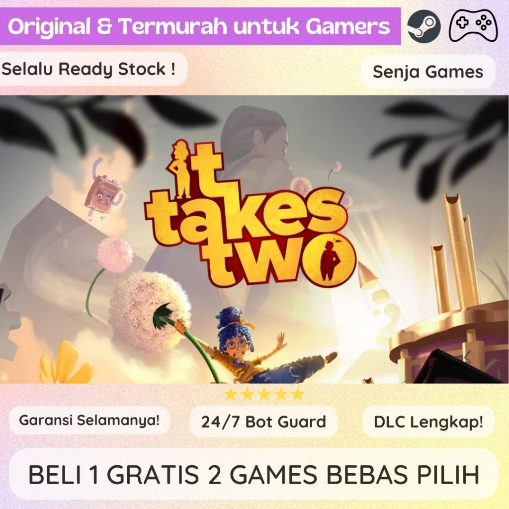 Jual IT TAKES TWO - OTP BOT 24/7 PC ORIGINAL GAME | Shopee Indonesia